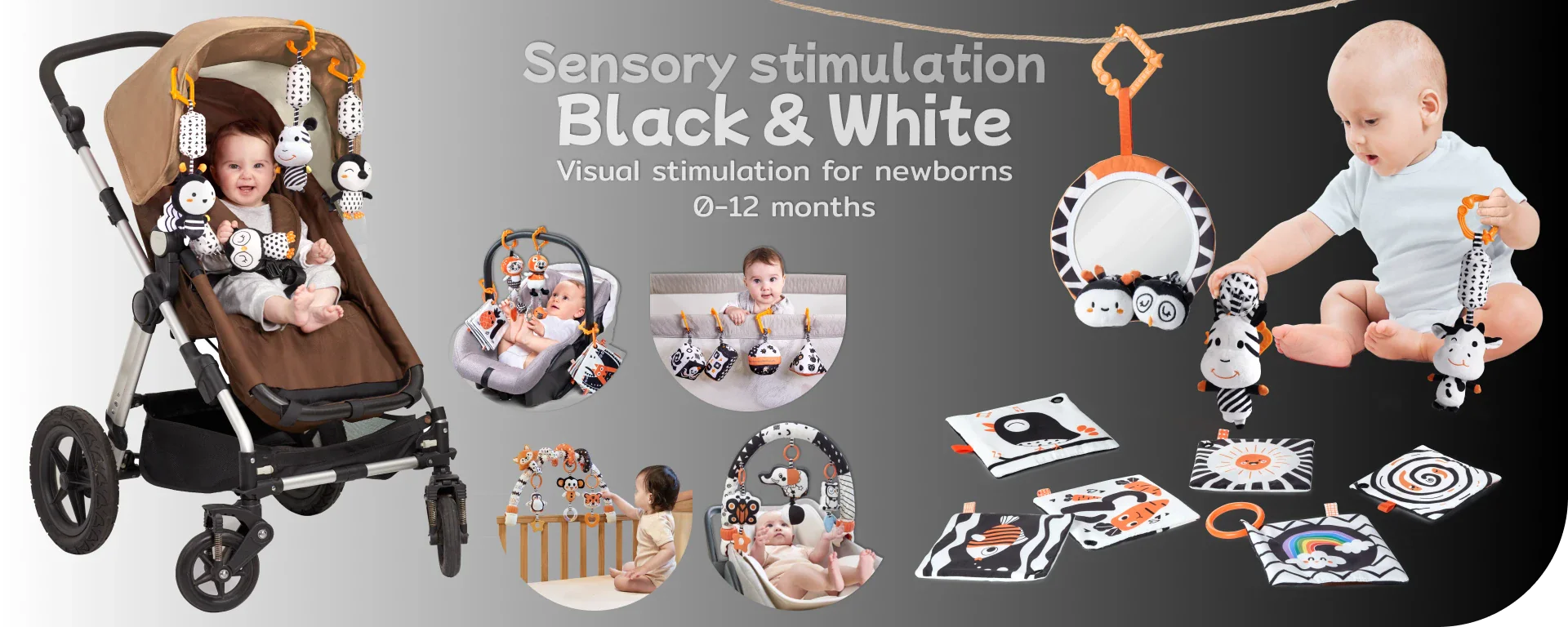 Black and White Baby Toys Collection | High-Contrast Toys | Early ...