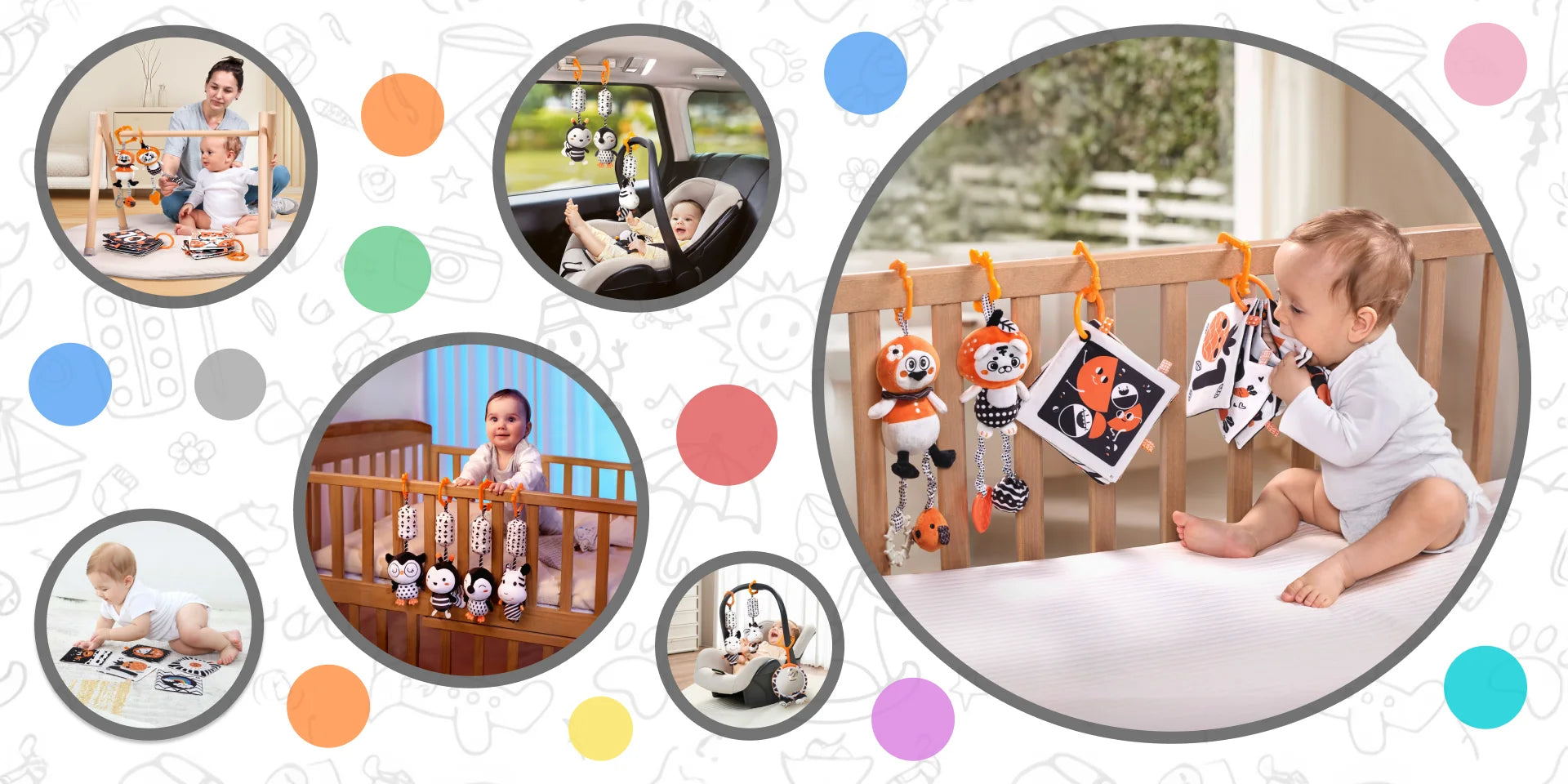 High Contrast Toys for Newborn | Visual Stimulation – Tumama Kids