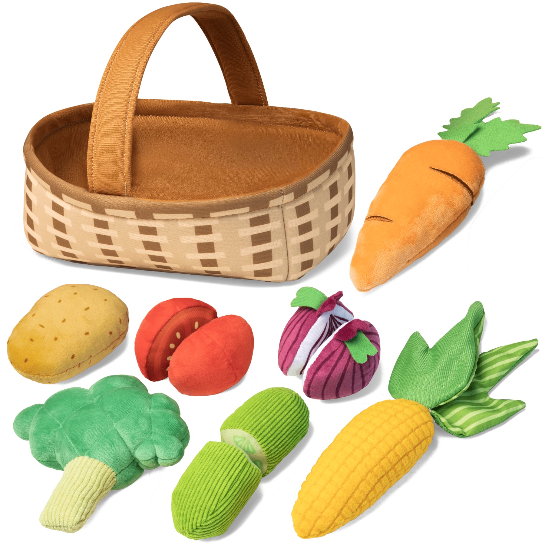 Interactive Plush Vegetable Toys Set for Baby – Tumama Kids