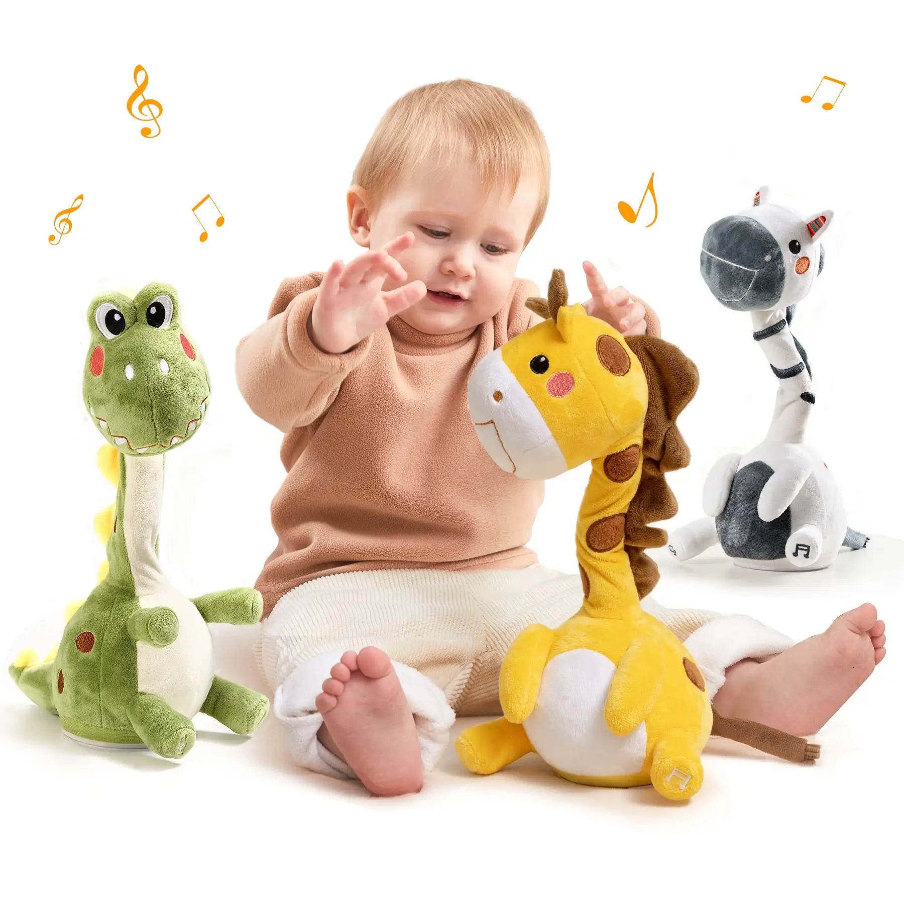 Interactive Dancing Singing Repeater Stuffed Animal Toy - Tumama Kids